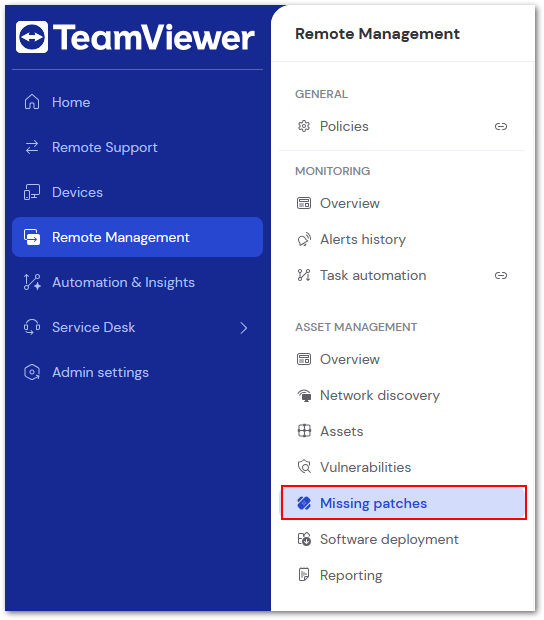 Deploying missing patches and new software